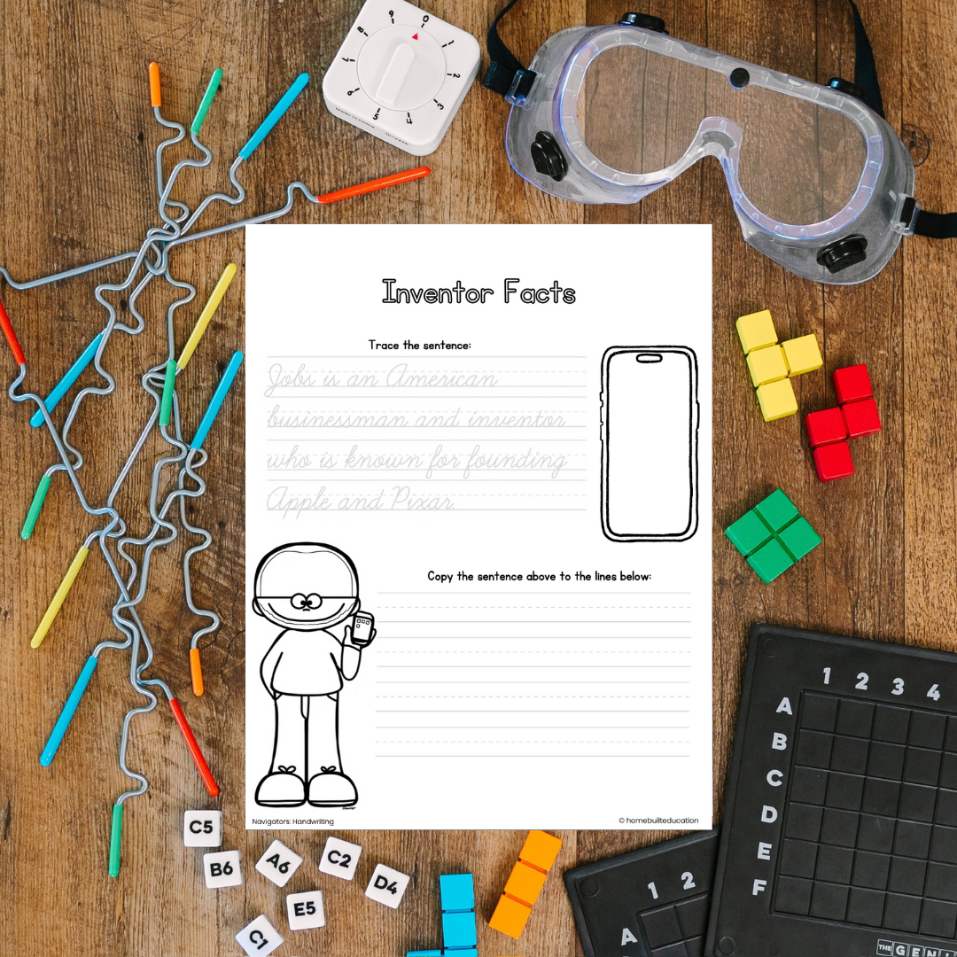 Navigators Cursive Practice Bundle: Scientists and Inventors (Ages 9-1 ...