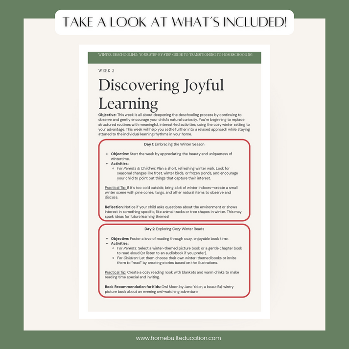 Winter Deschooling: A Step-by-Step Guide for New and Seasoned Homescho ...