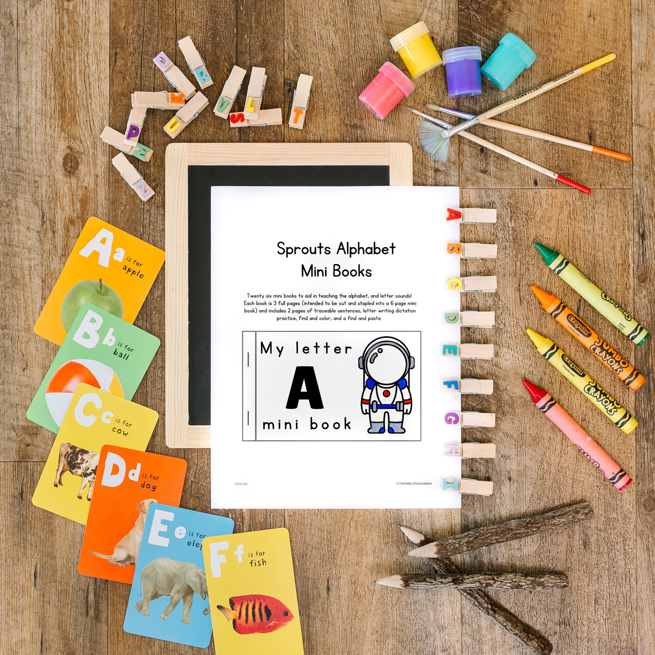 Sprouts Mini ABC Book (Ages 3-5) – With Love, From Homebuilt