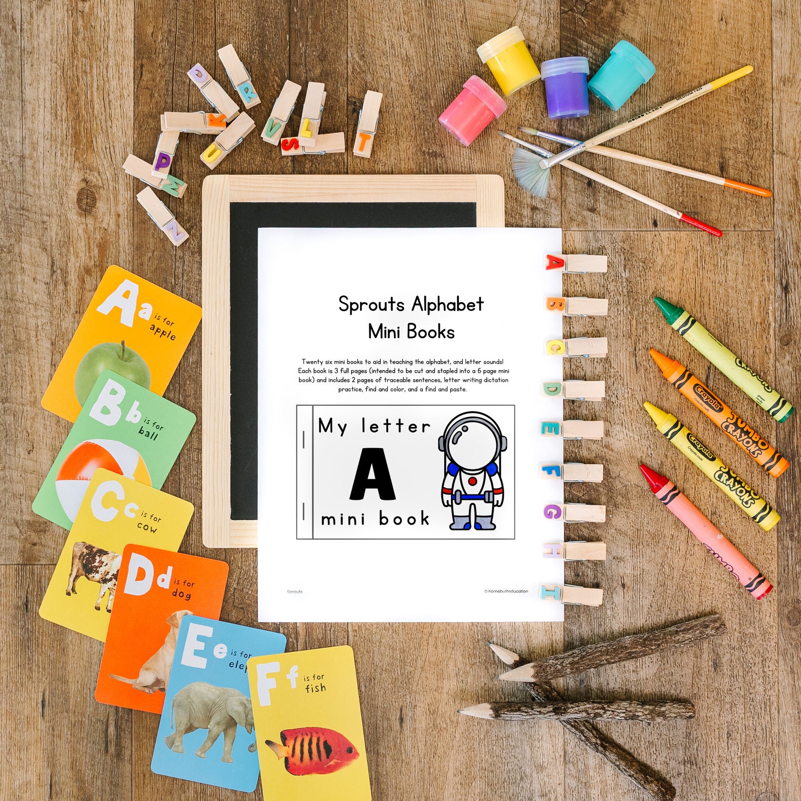 Sprouts Mini ABC Book (Ages 3-5) – With Love, From Homebuilt